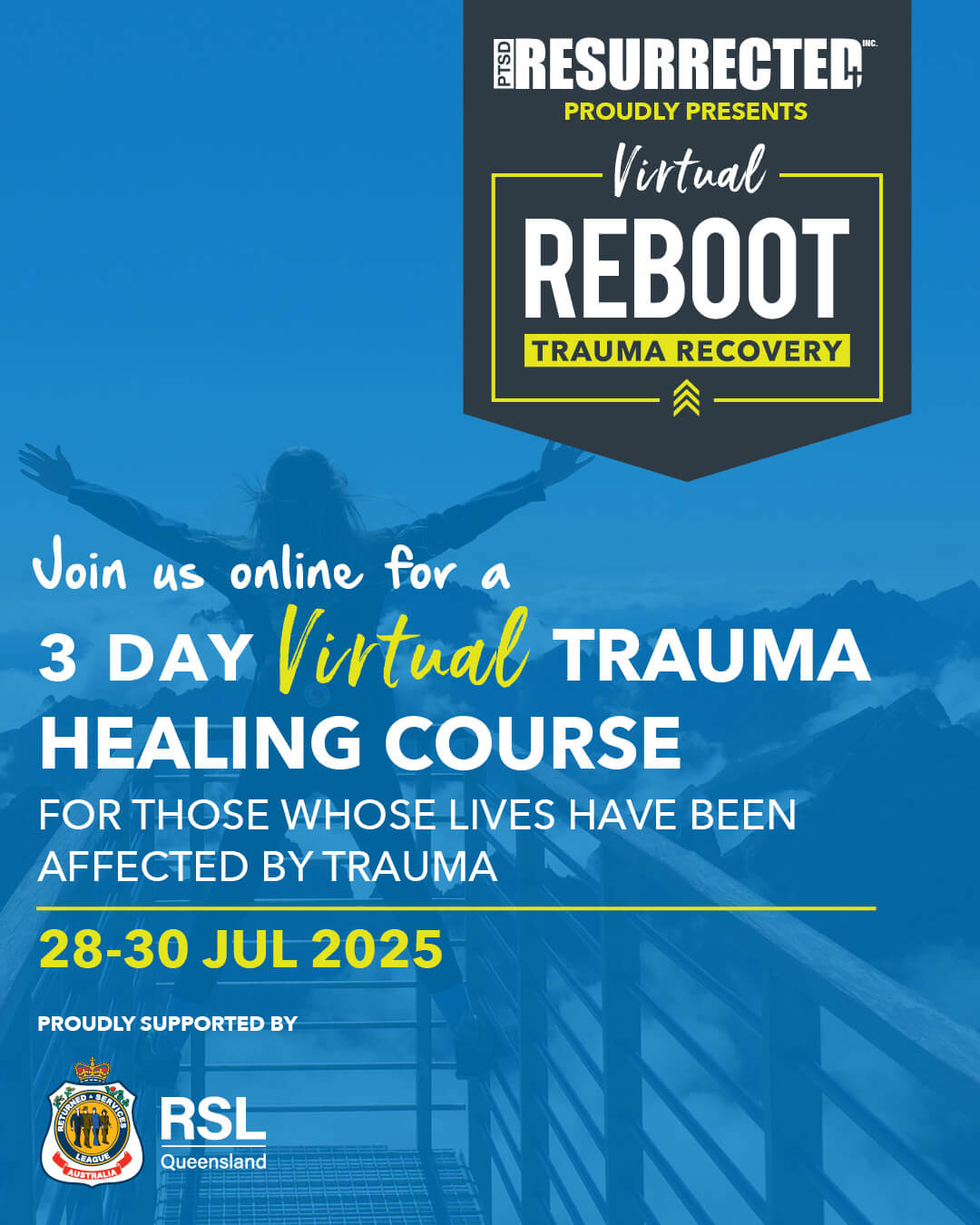 JOIN A COURSE | PTSD Resurrected Inc | REBOOT Course